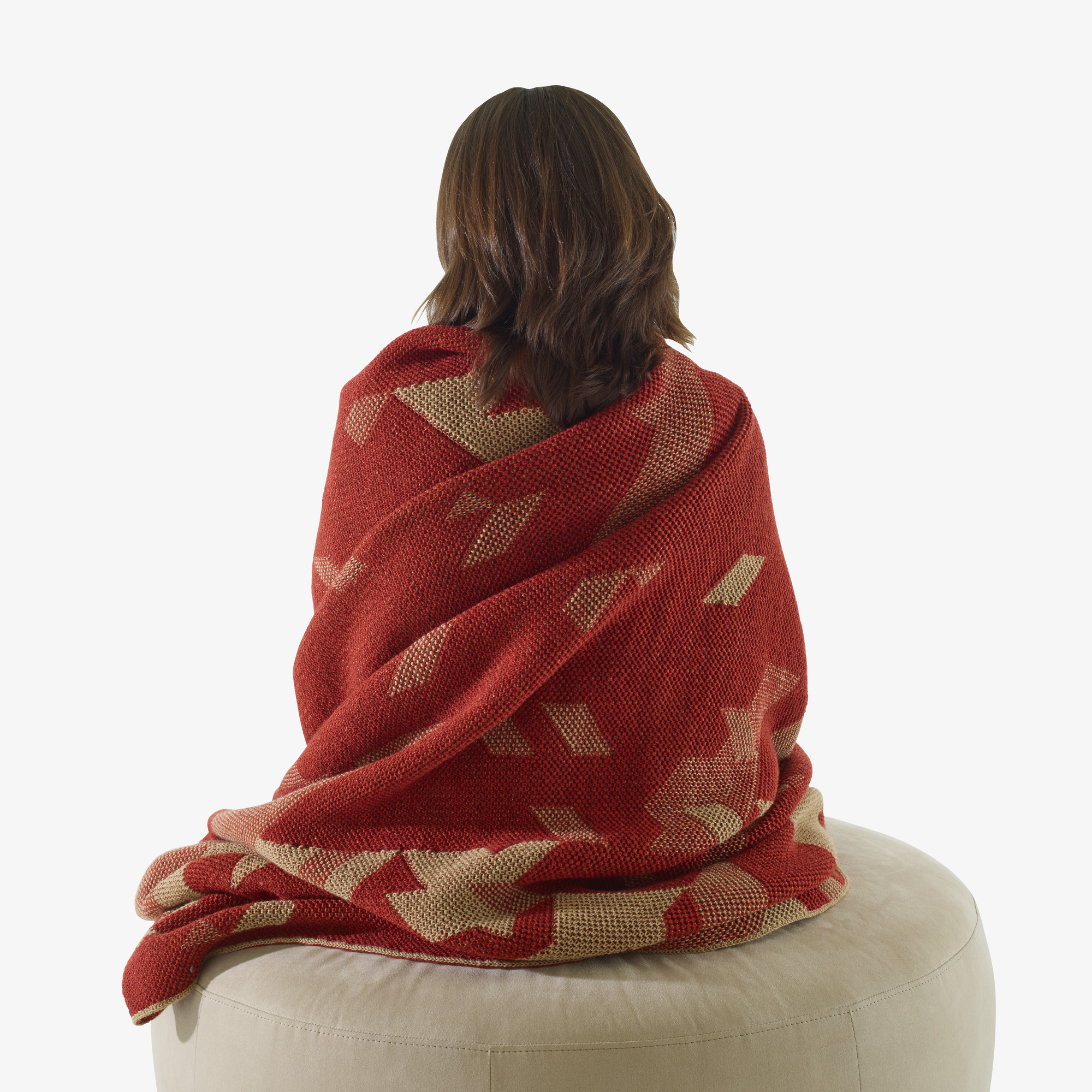 Cushions & Throws Cilos 2023 Throw terra cotta - Ligne Roset