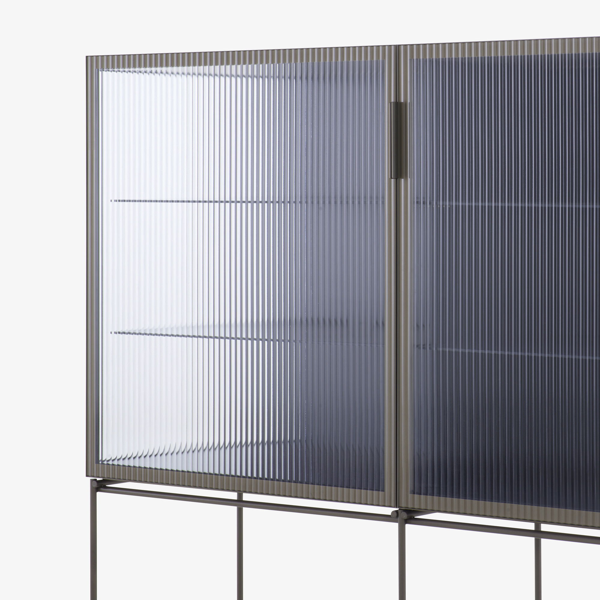 Living room units Canaletto display cabinet 2-door chest clear glass ...