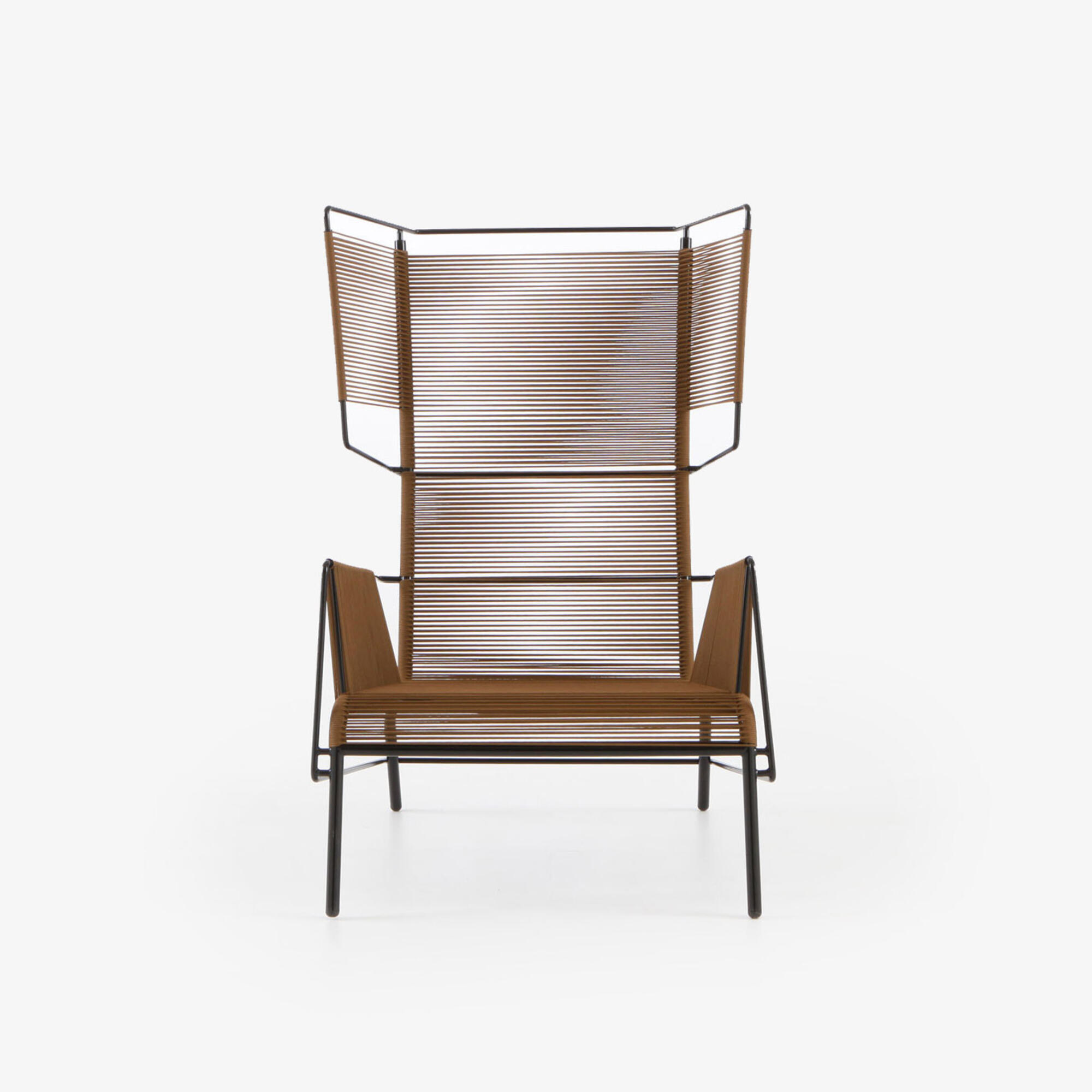 Outdoor Fifty. Armchair black indoor / outdoor - Ligne Roset