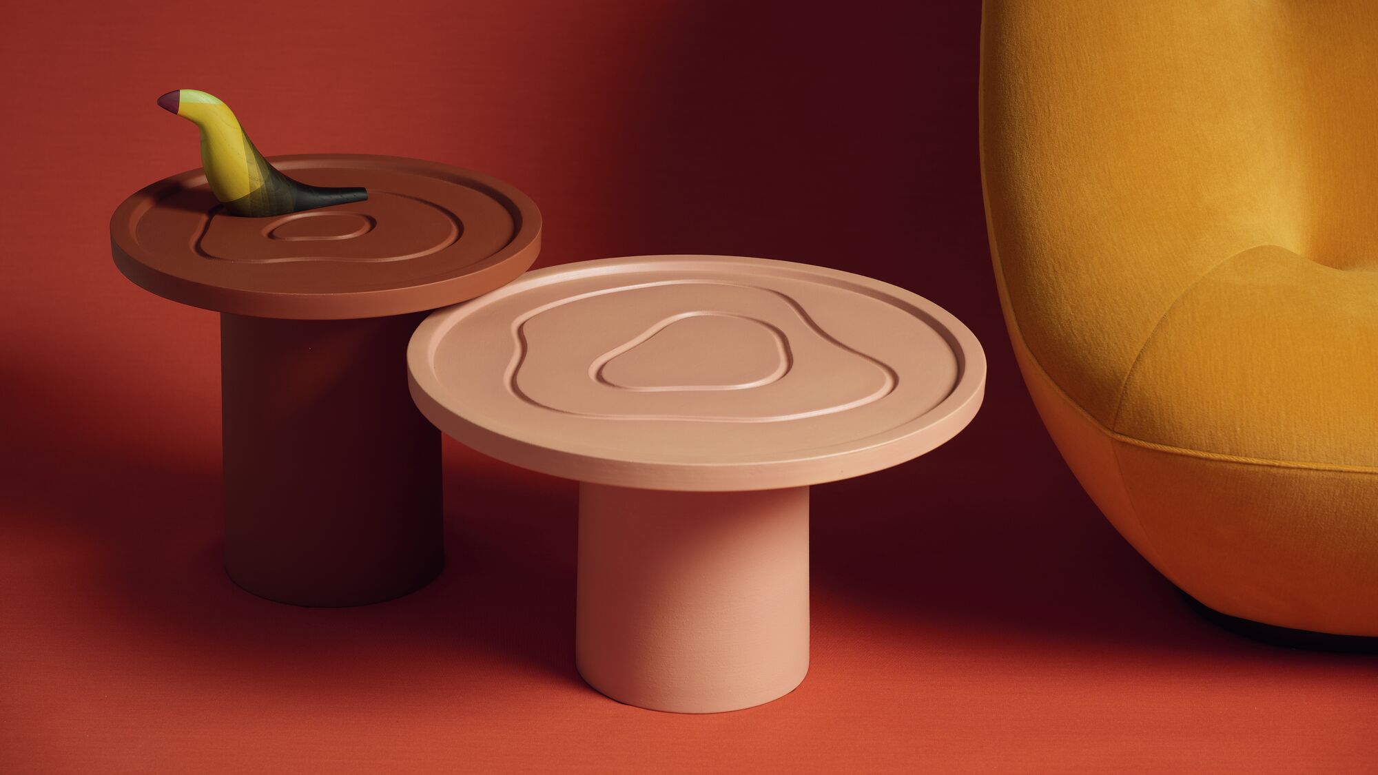 Occasional Tables & Sofa end tables Contrée Low table small - Ligne Roset